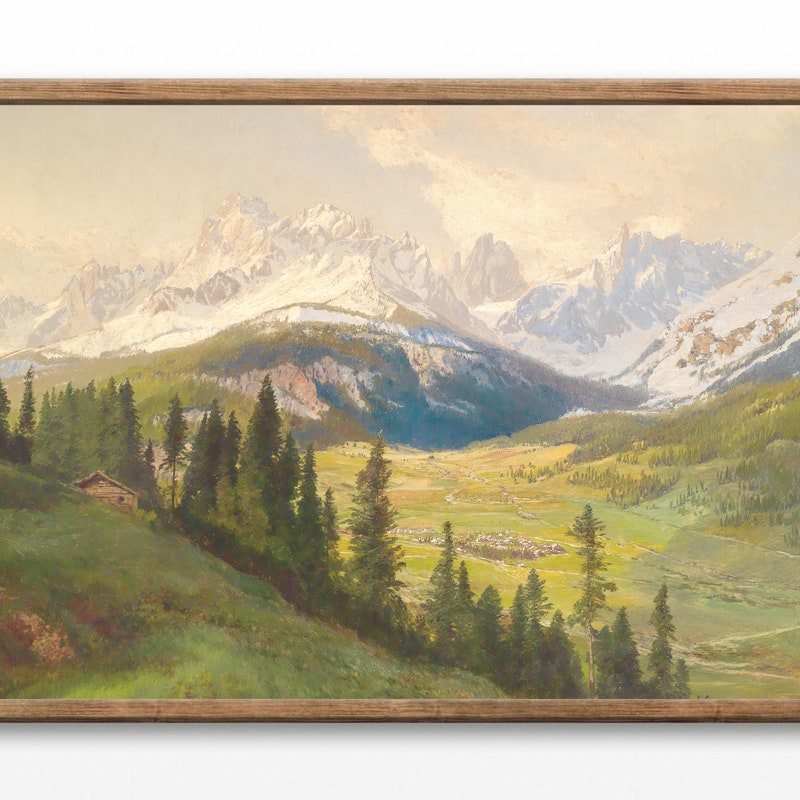 Alpine Painting - Etsy
