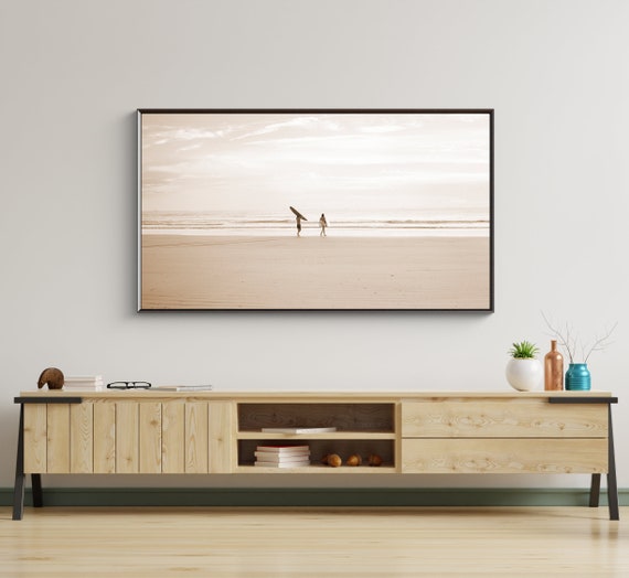 Samsung frame tv shelf store