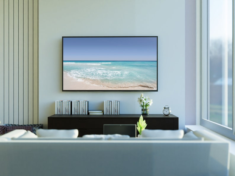 Ocean Beach Landscape Art for Samsung Frame TV (digital Download) - Etsy