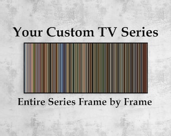 Tv Series Barcode - Etsy