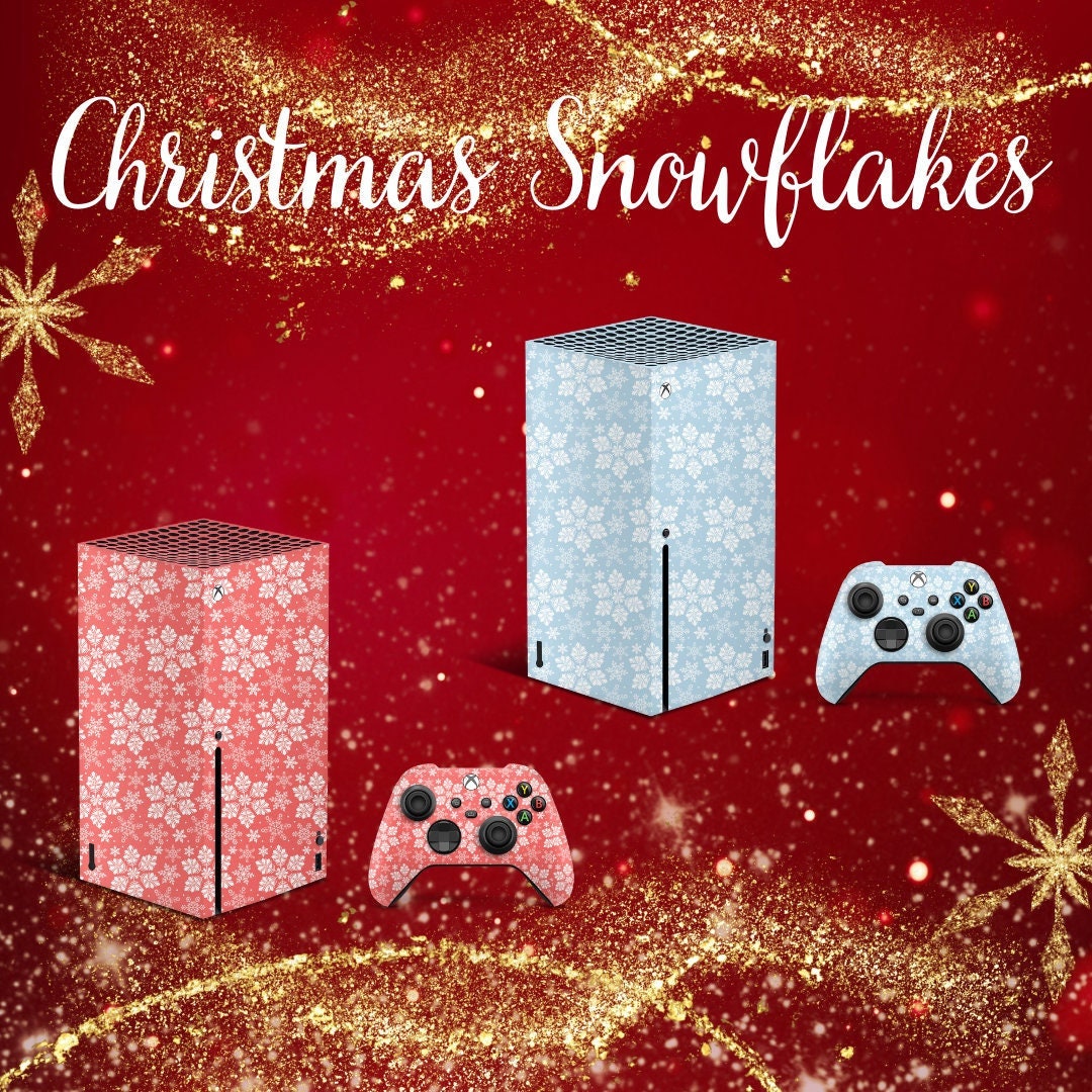 Christmas Snowflakes Xbox X Skin - Etsy