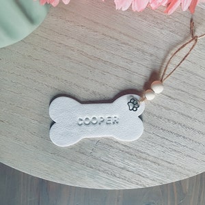 Personalized Bone Ornament // Dog Lover Gift // Dog Bone // Custom ...