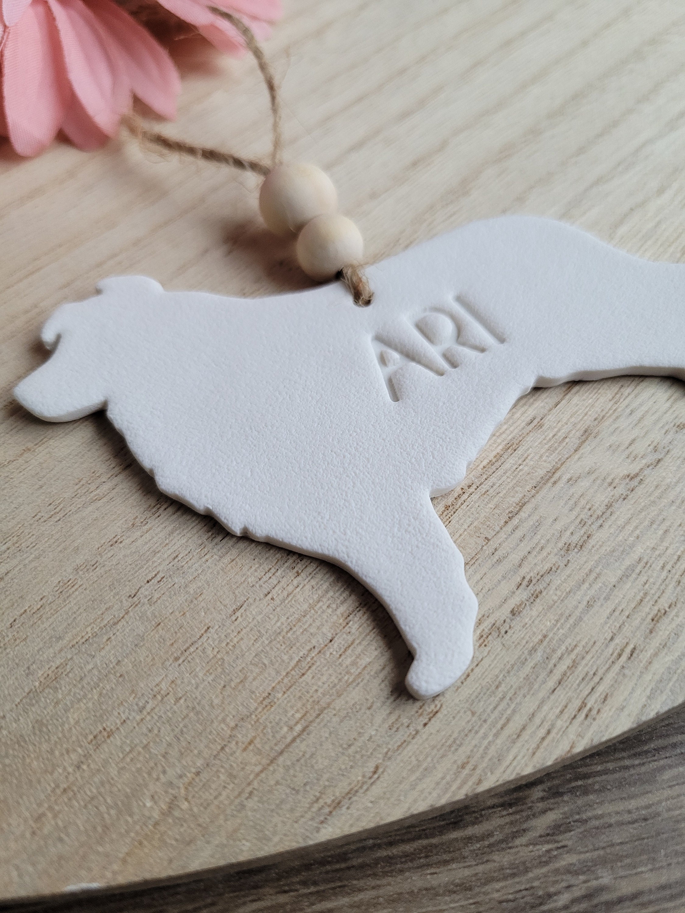 Personalized Border Collie or Australian Shepherd Ornament | Polymer ...