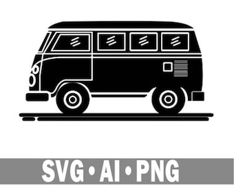 Vw Bus Svg - Etsy