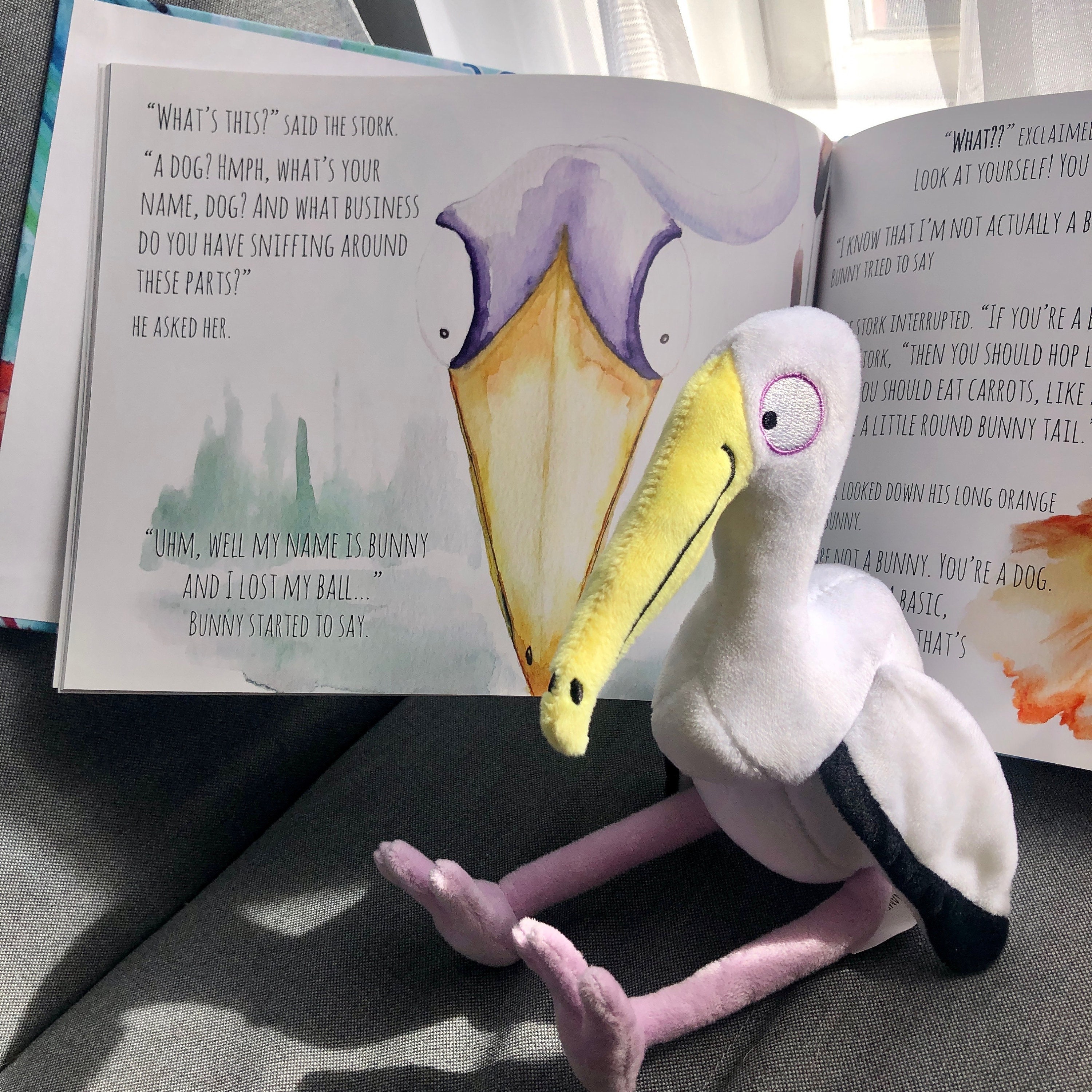 Plush Stork - A Dog Named Bunny - Etsy