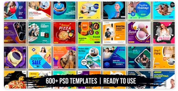 600+ Ready Made Social Media Banner Templates Photoshop PSD Format ...