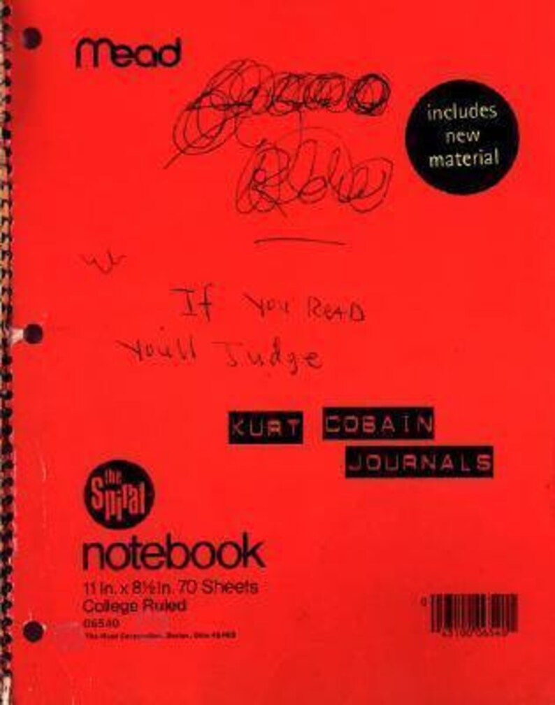 Journals by KURT COBAIN 282 Pages*instant Download* - Etsy