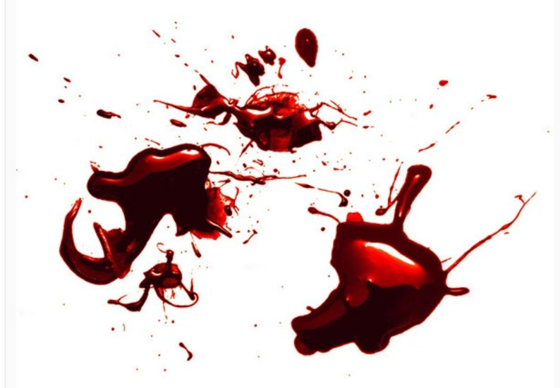 Photoshop CS1, Brush Set - 50 Glossy Blood Splatters - Etsy
