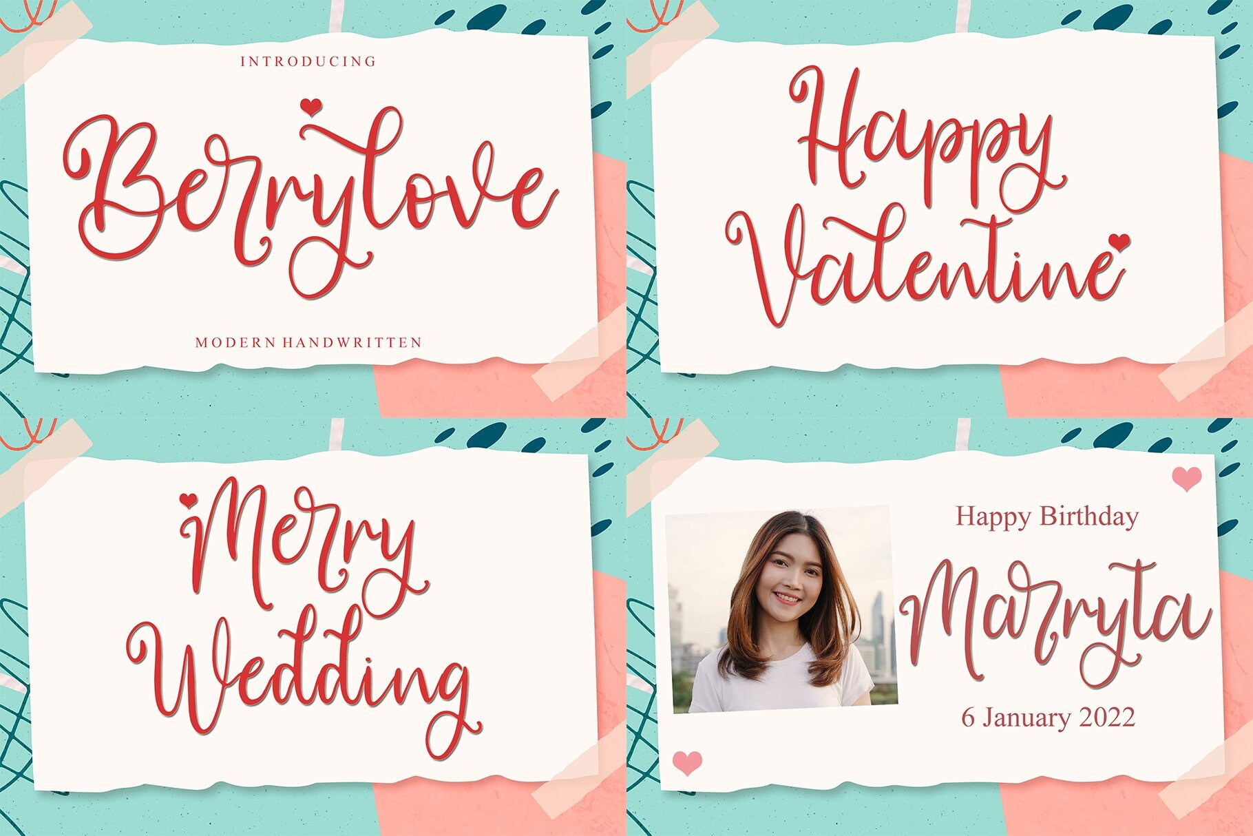 Valentine Font Bundle, 25 Themed Fonts for Valentines, QTF , TTF , WOFF ...