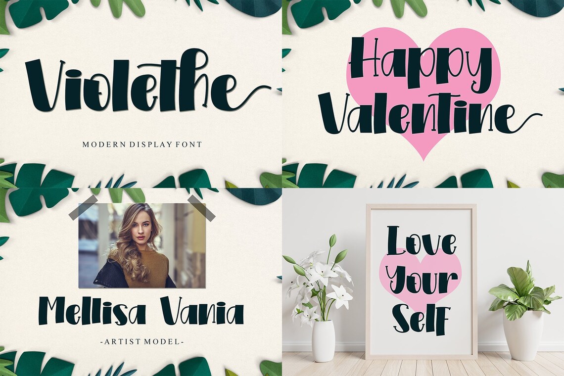 Valentine Font Bundle, 25 Themed Fonts for Valentines, QTF , TTF , WOFF ...