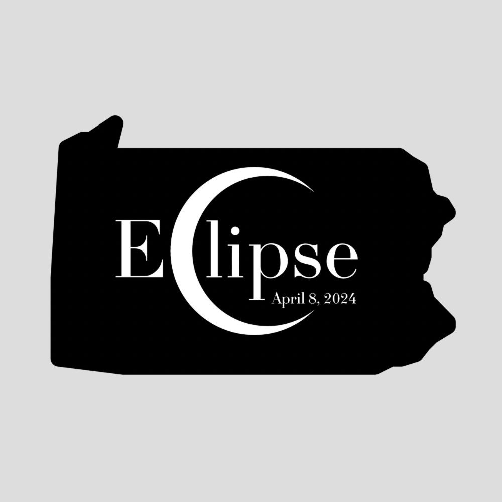 Pennsylvania Solar Eclipse Svg, Pennsylvania Solar Eclipse Png, Glitter ...