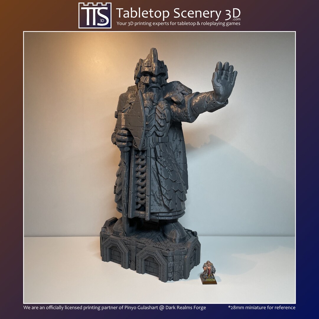 Dwarf Statue 28mm-32mm Tabletop Scenery Lord of the Rings LOTR ...