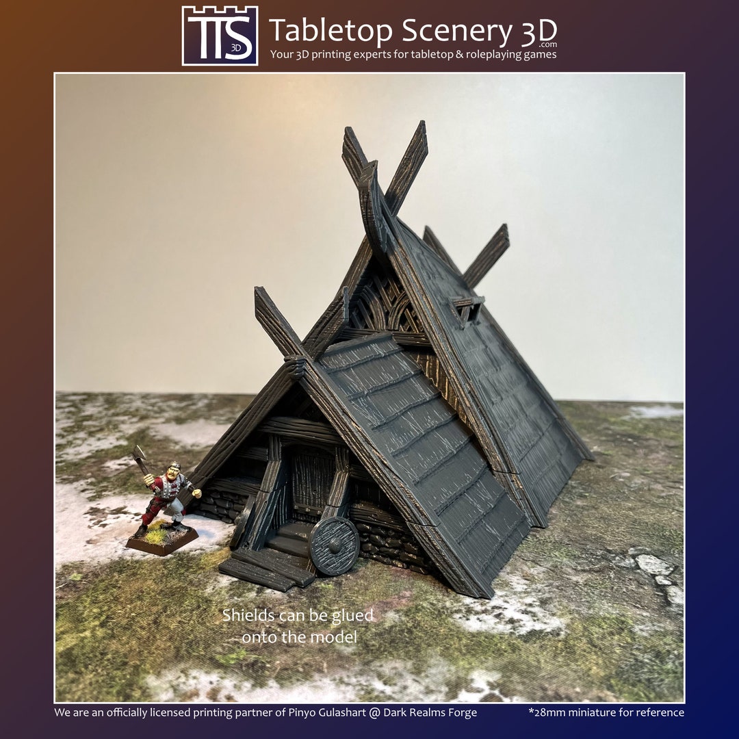 Viking / Norse House #2 | Odingard | 28mm-32mm | Tabletop Scenery ...