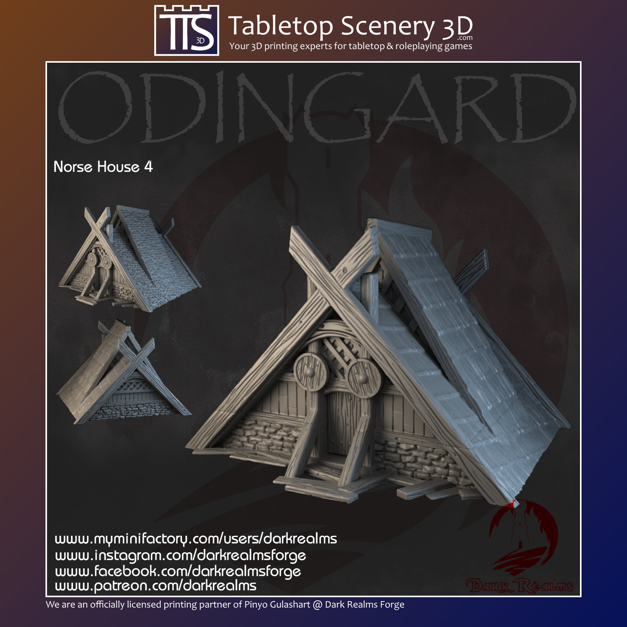 Viking / Norse House 4 Odingard 28mm-32mm Tabletop - Etsy