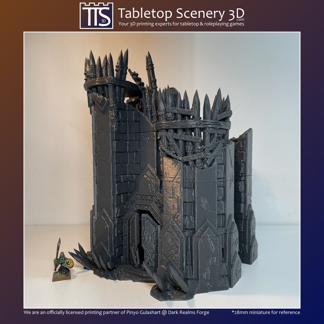 Orc Tower 28mm-32mm Tabletop Scenery Wargaming Terrain Warhammer Aos ...