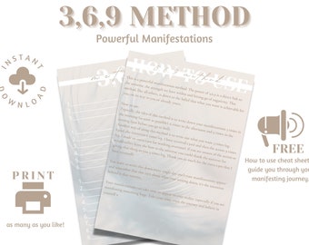 3 6 9 Method - Etsy