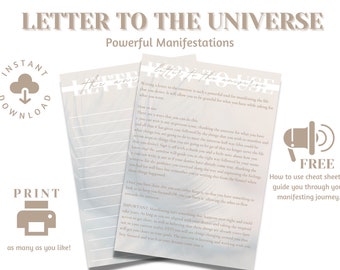 Letter to the Universe - Etsy