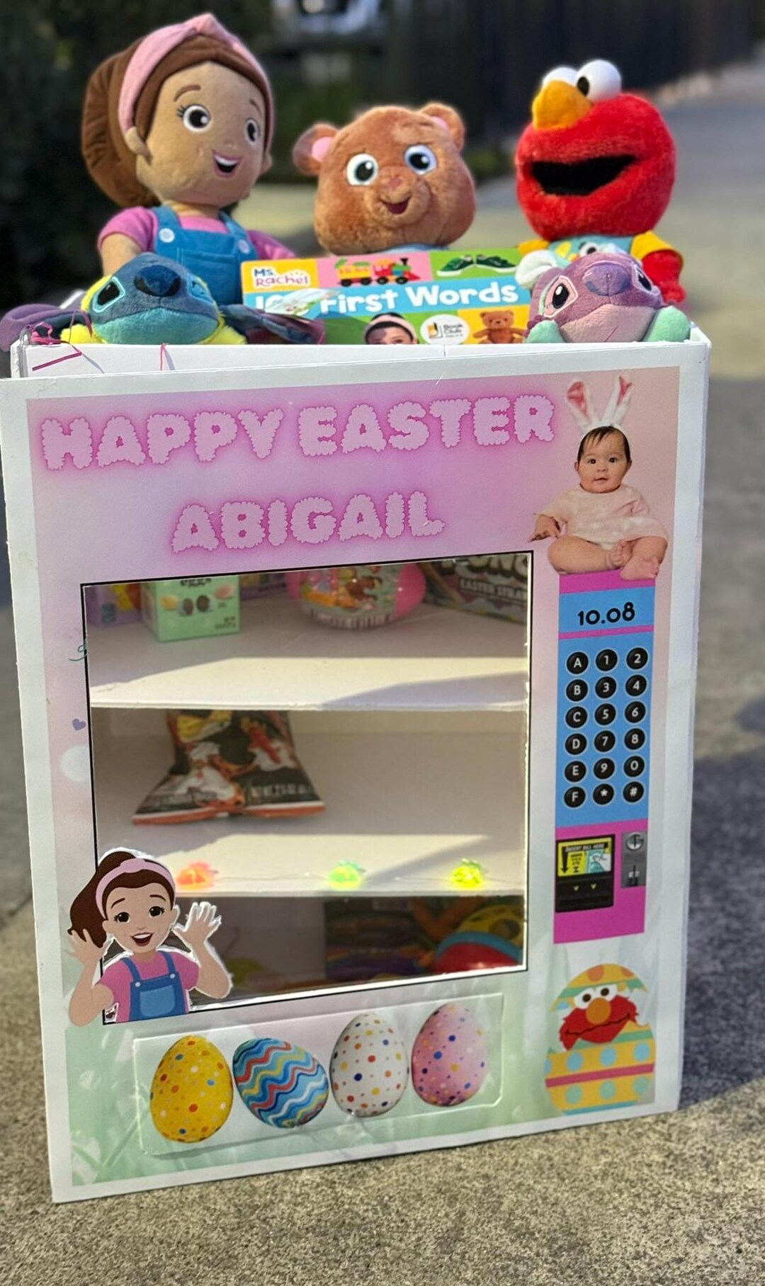 Ms. Rachel and Elmo Vending Machine Easter Basket - Etsy