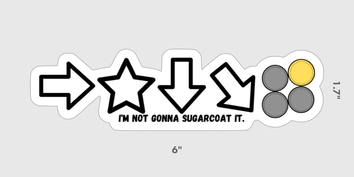 Tekken Video Game Sticker Kazuya Mishima im Not Gonna - Etsy