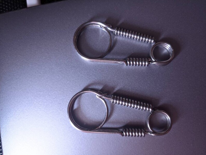 Minimalist Unique Wire Carabiner Keychain Super Durable - Etsy