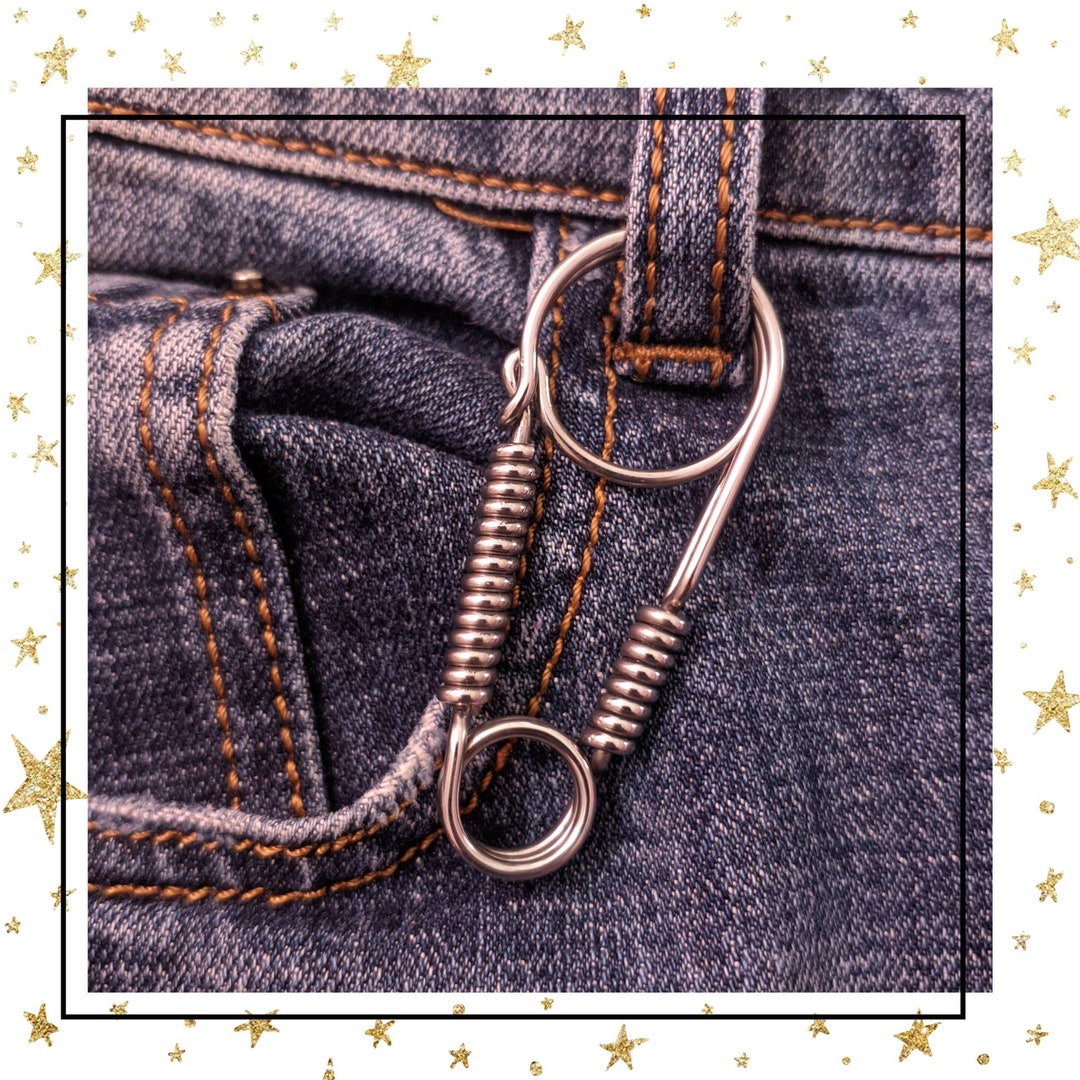 Minimalist Unique Wire Carabiner Keychain Super Durable - Etsy