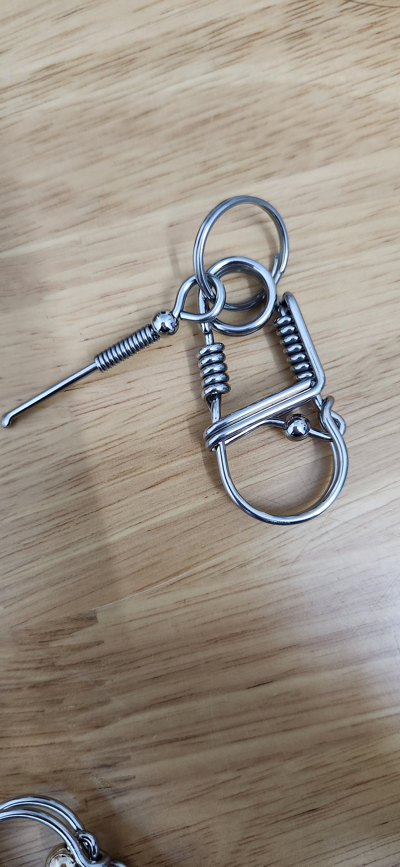 Minimalist Unique Wire Carabiner Keychain Super Durable - Etsy