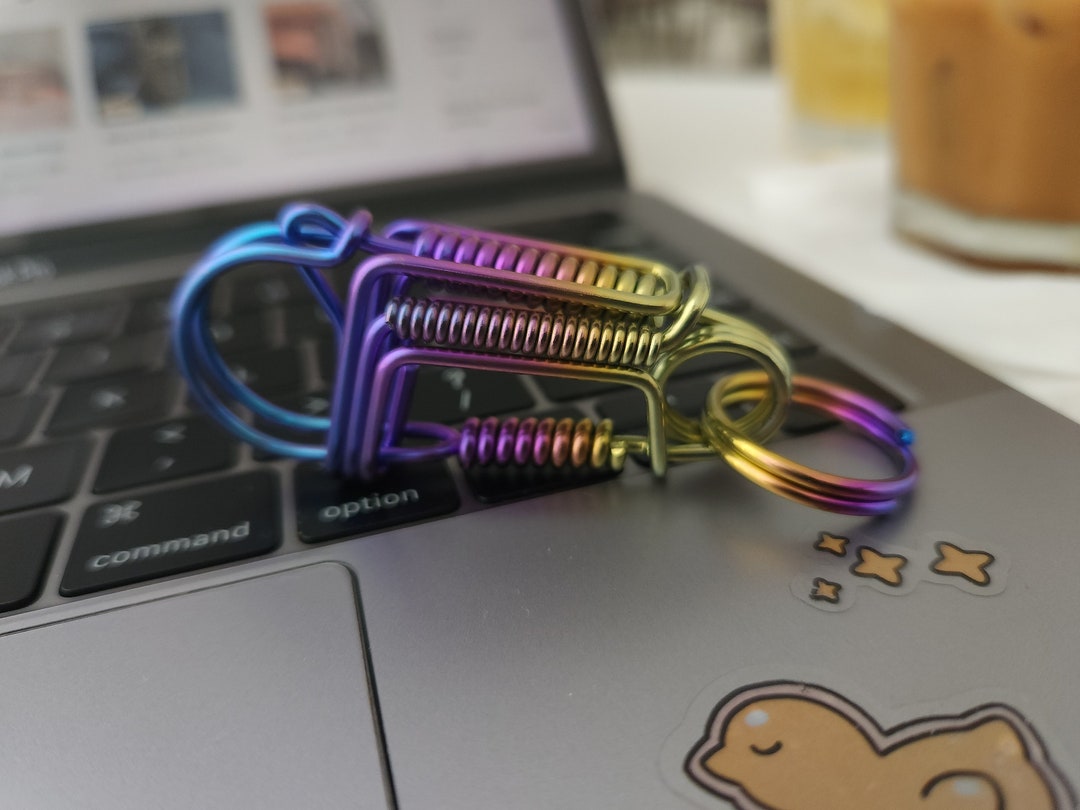 Ultralight Titanium Wire Carabiner Keychain Carabiner for - Etsy