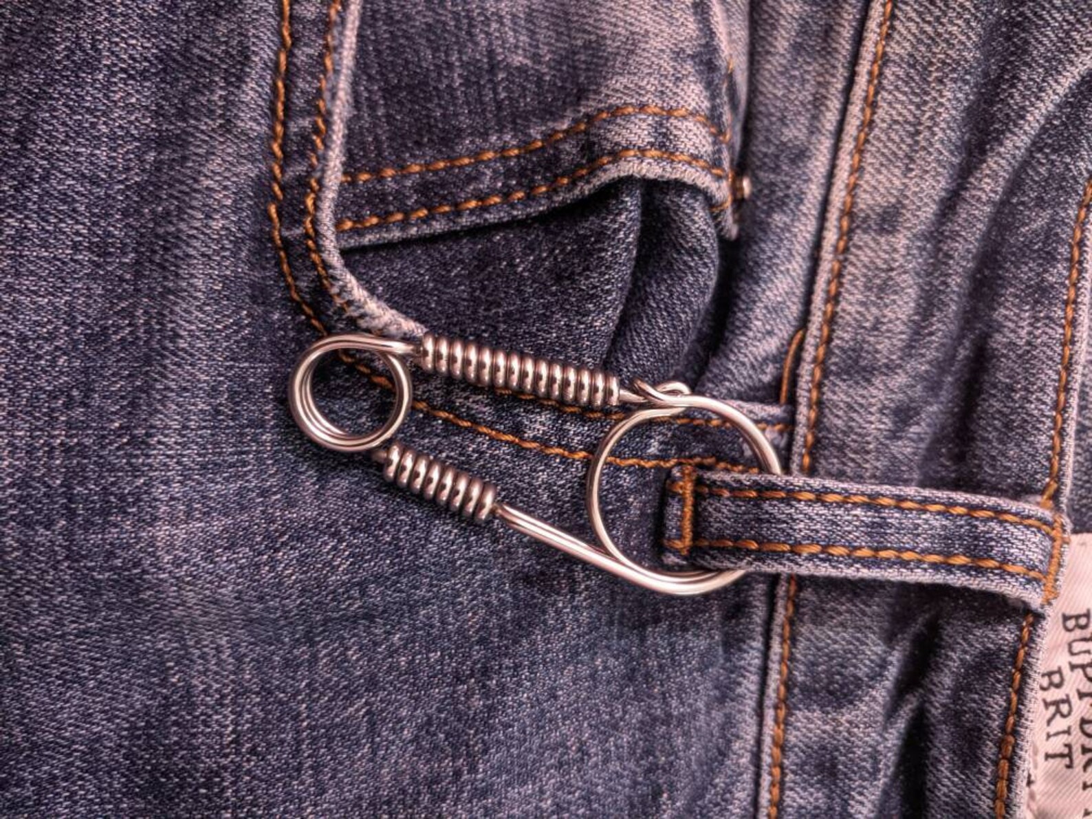 Minimalist Unique Wire Carabiner Keychain Super Durable - Etsy