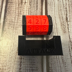 3D Printed RPG Life Counter With Base 3 Digits - Etsy