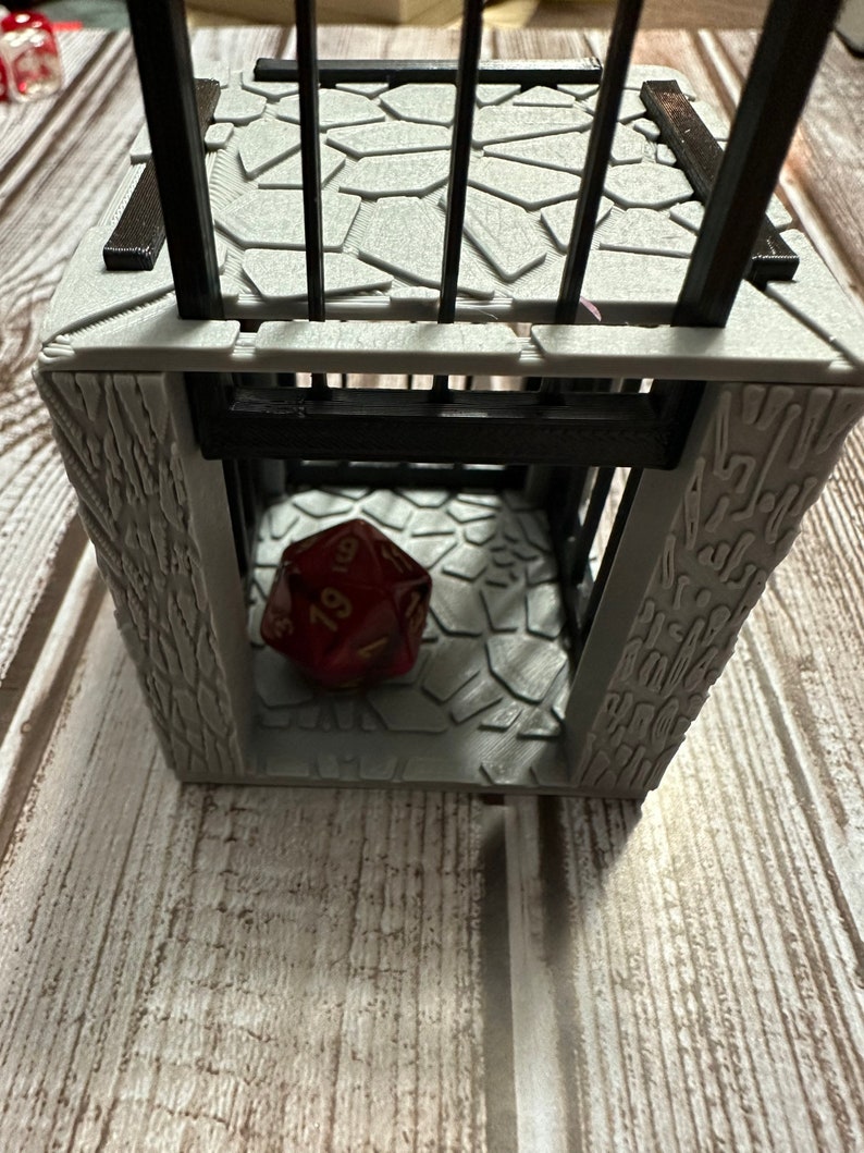 3D Printed Dice Prison/jail V3 2 Colors - Etsy