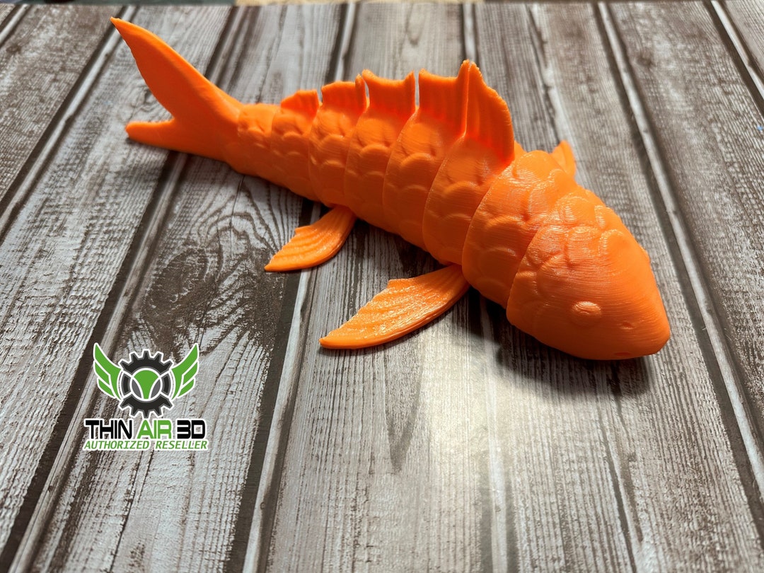 3D Printed Articulated Koi Fish - Etsy