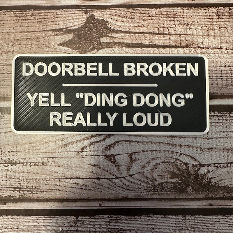 Broken Door Sign - Etsy