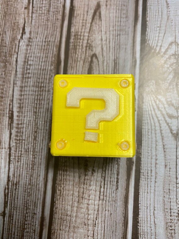 3D Printed Mario Question Block Switch Game Holder - Etsy