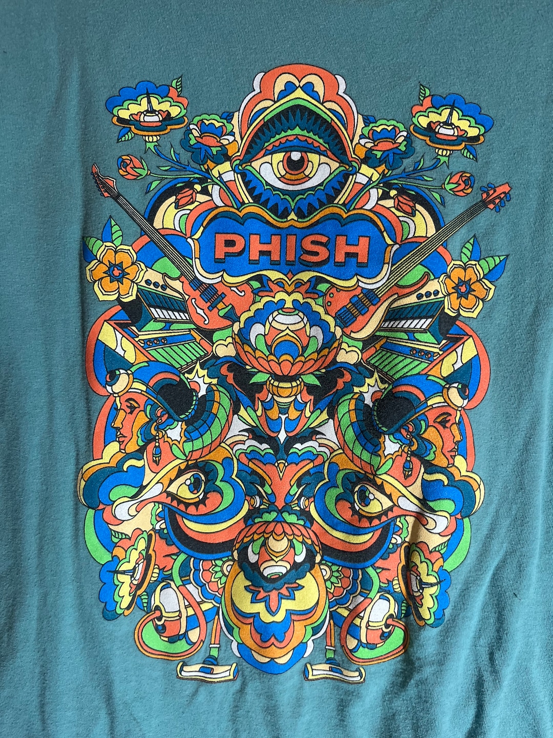 Phish Small Green Graphic Vintage Preowned Tshirt - Etsy