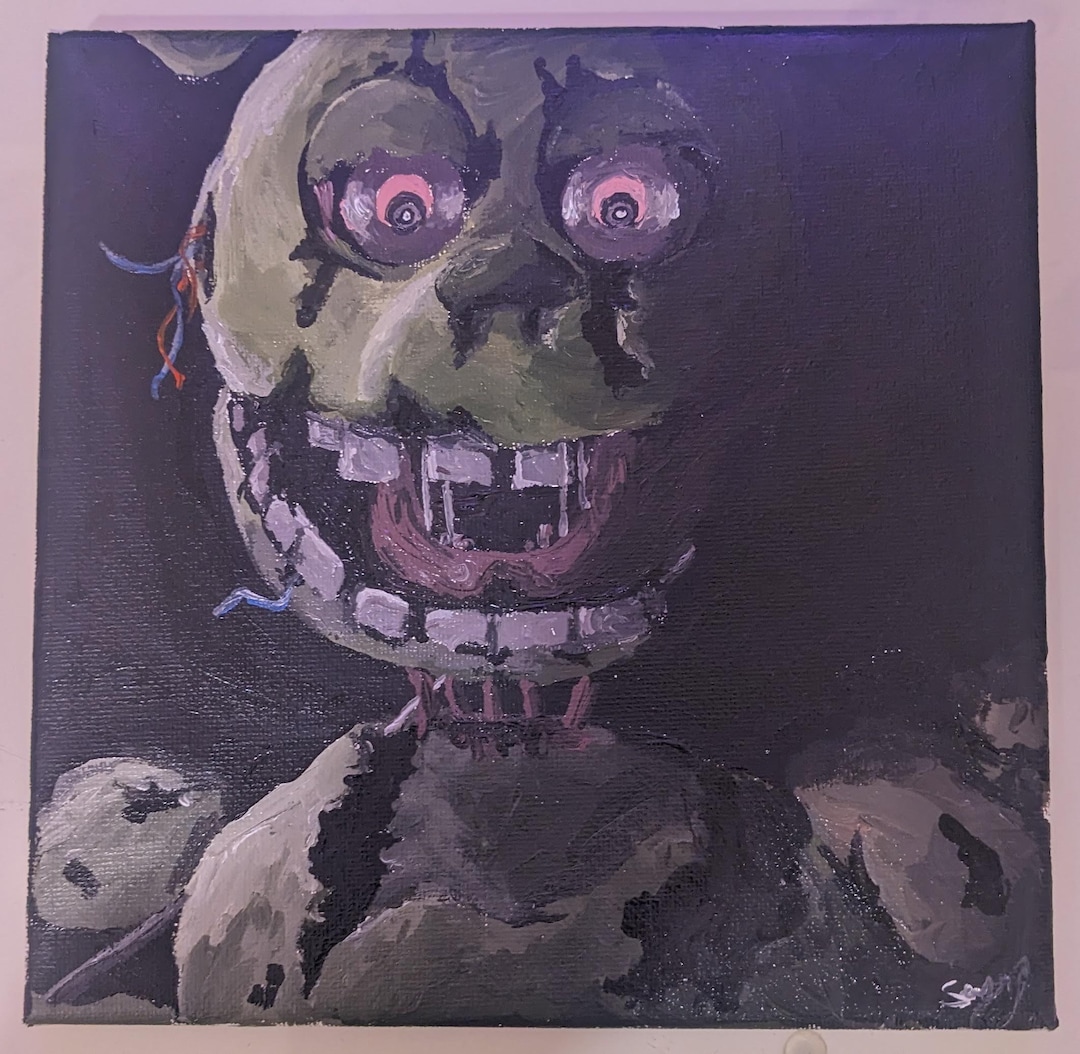 Springtrap FNAF Acrylic Painting - Etsy
