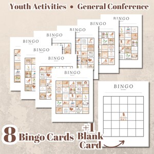 LDS | Bingo Cards | General Conference | Game Ideas | Printable ...
