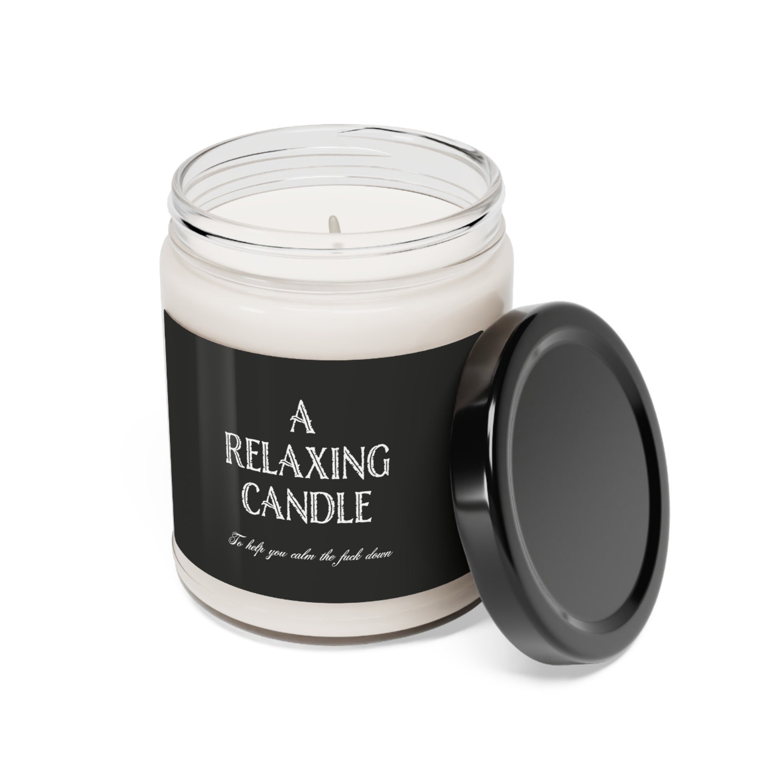 A Relaxing Candle to Help You Calm the F Down - Scented Soy Candle, 9oz ...