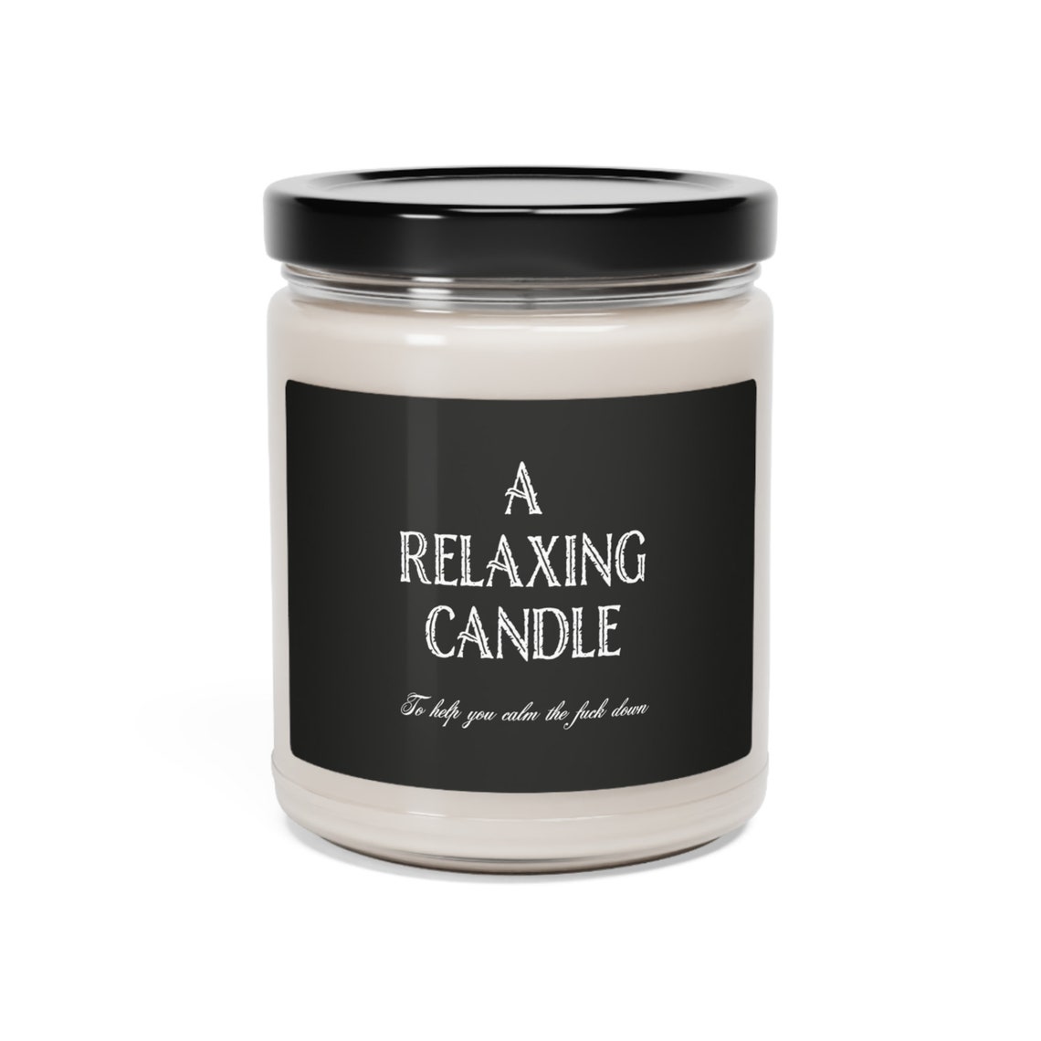 A Relaxing Candle to Help You Calm the F Down - Scented Soy Candle, 9oz ...