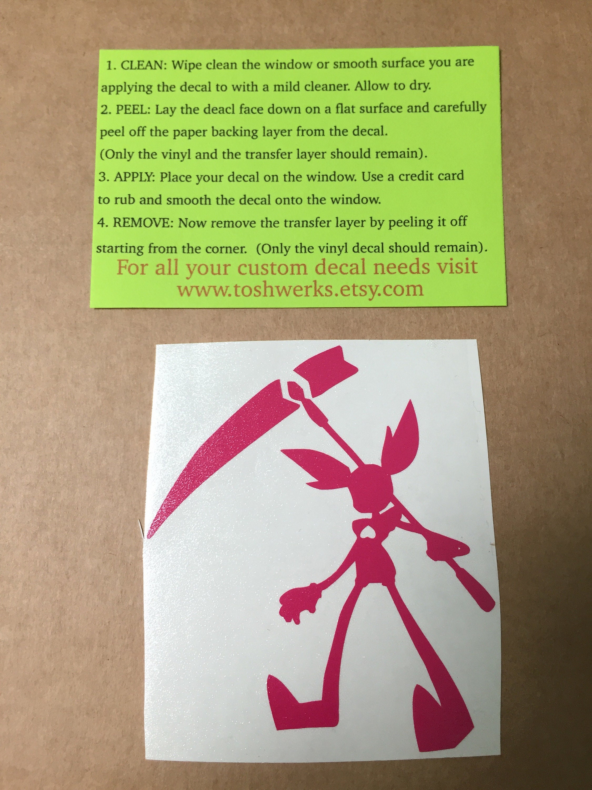 Spinel Steven Universe Inspired Vinyl Sticker Decal Car Window Sticker ...