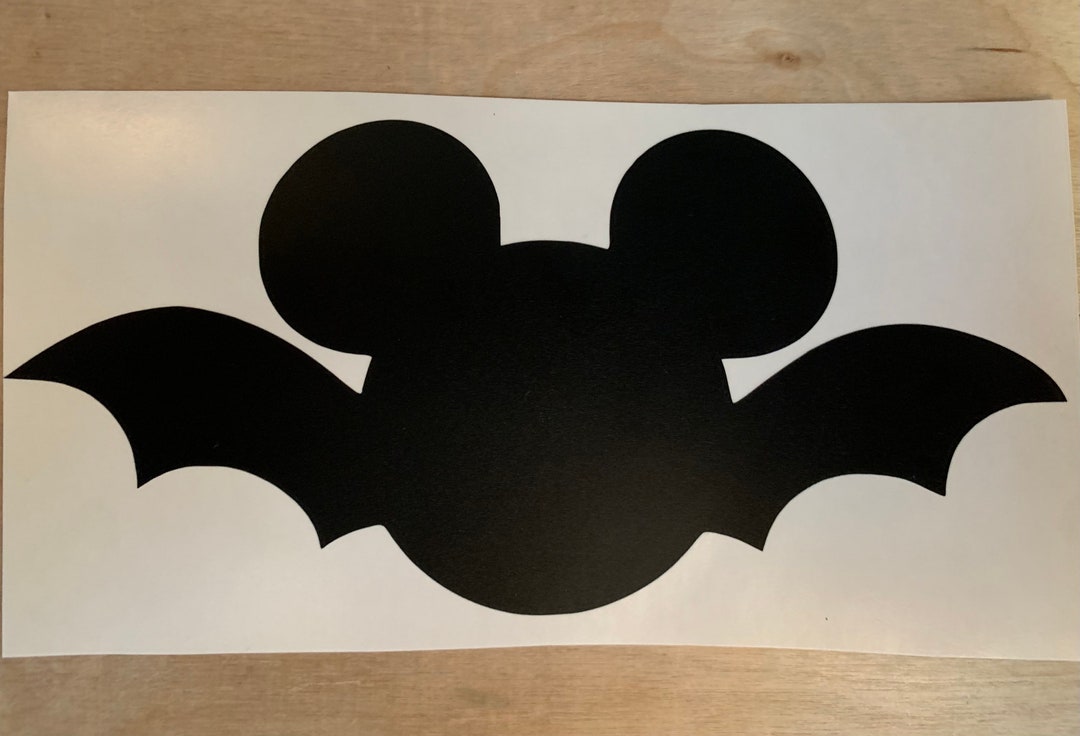 Bat Mickey Inspired Vinyl Sticker Decal Car Window Sticker - Etsy