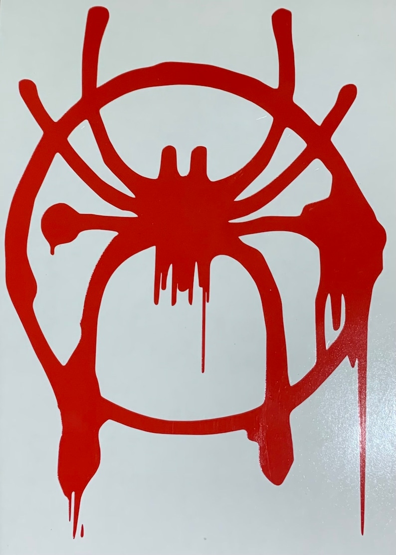 Miles Morales Into the Spider-verse Inspired Vinyl Sticker Decal Car ...