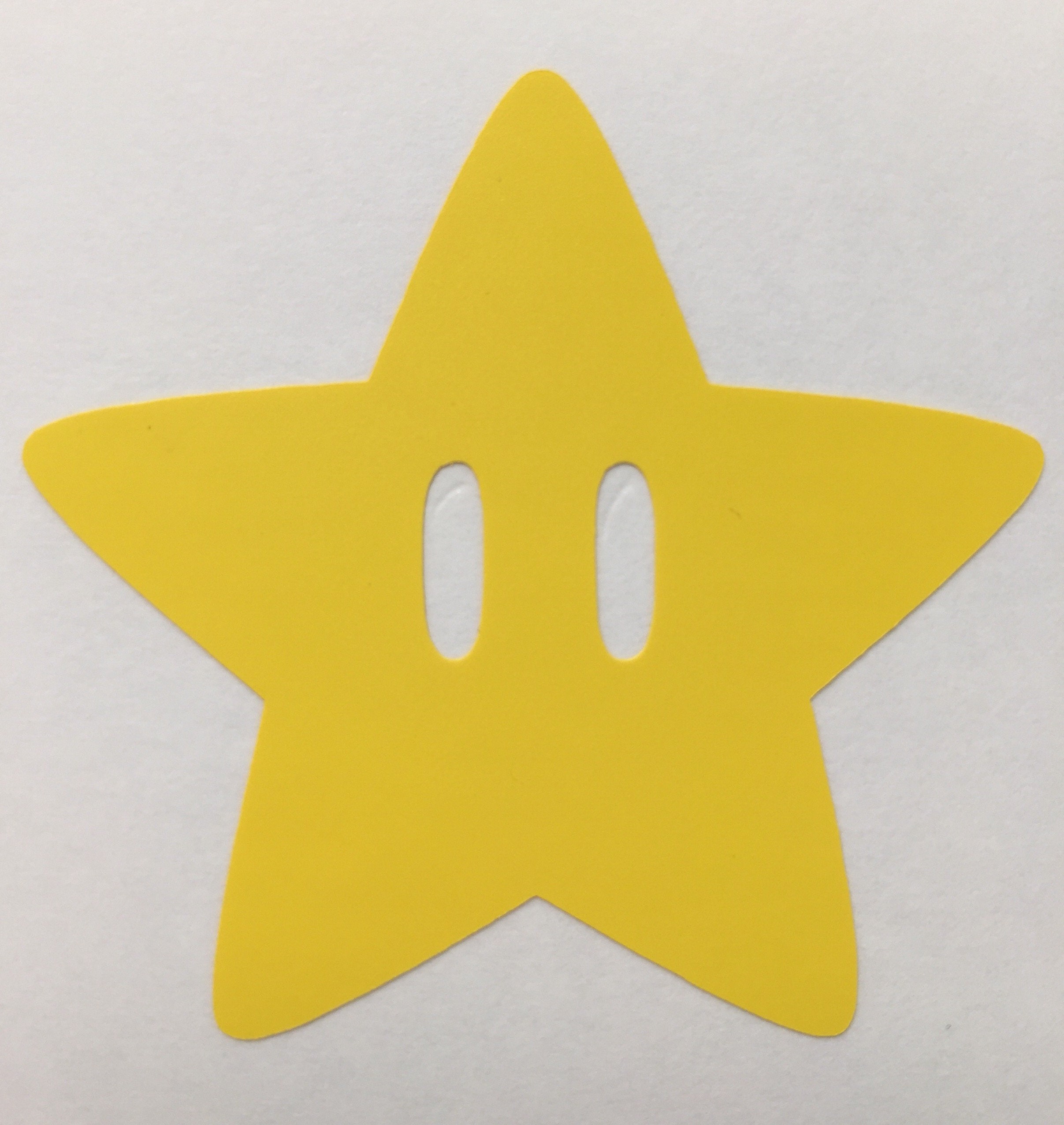 Super Star Mario Bros Inspired Vinyl Sticker Decal Car Window Sticker ...
