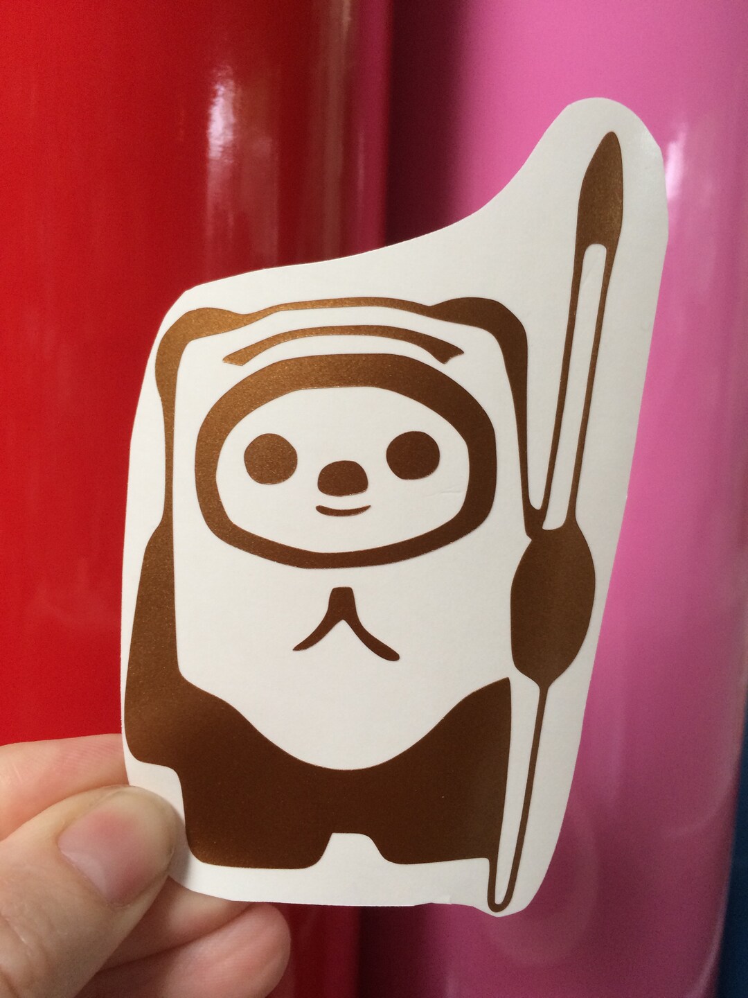 Ewok Star Wars Inspired Vinyl Sticker Decal Car Window Sticker - Etsy