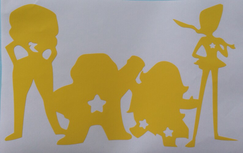 Steven Universe Inspired Vinyl Sticker Decal Car Window Sticker - Etsy