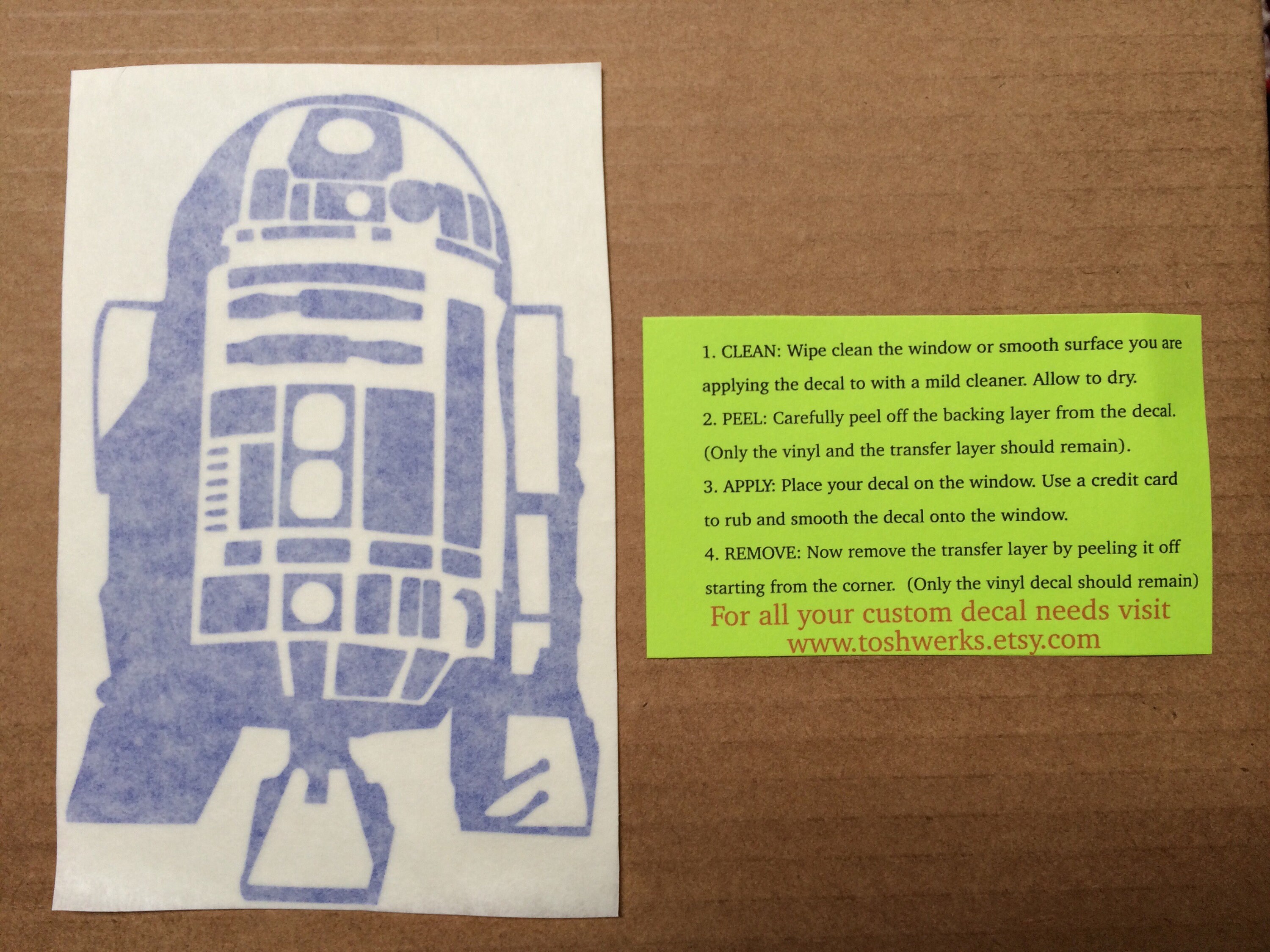 R2-D2 Star Wars Inspired Vinyl Sticker Decal Car Window Sticker - Etsy