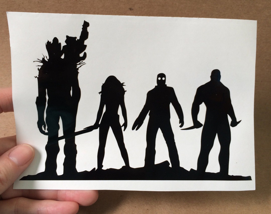 Guardians of the Galaxy Inspired Vinyl Sticker Decal Car Window Sticker ...