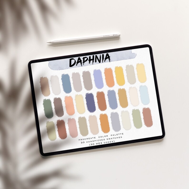 Daphnia Procreate Palette 30 HEX Handpicked Colors Instant - Etsy Daphnia Procreate Palette 30 HEX Handpicked Colors Instant - Etsy