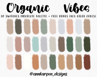 Organic Color Palette - Etsy
