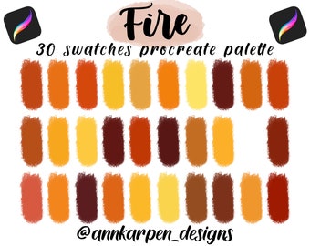 Fire Orange Color - Etsy