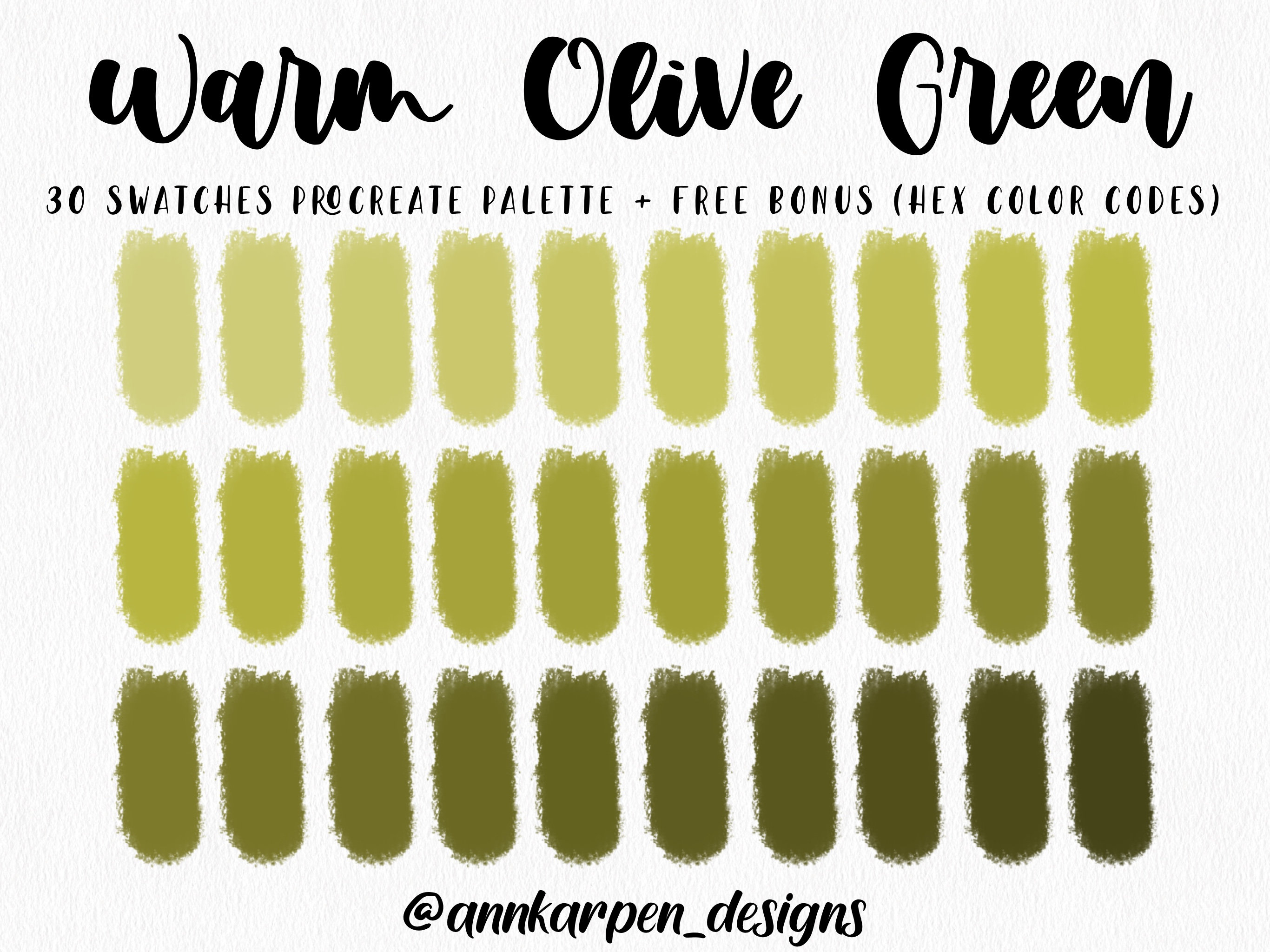 Olive Green Color Palette